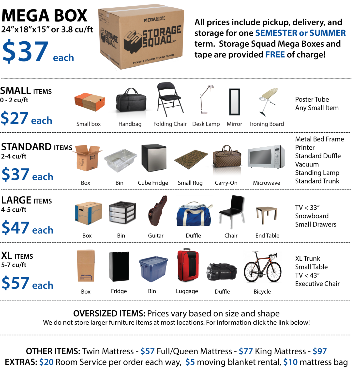 Storage Squad Moving and Student Storage